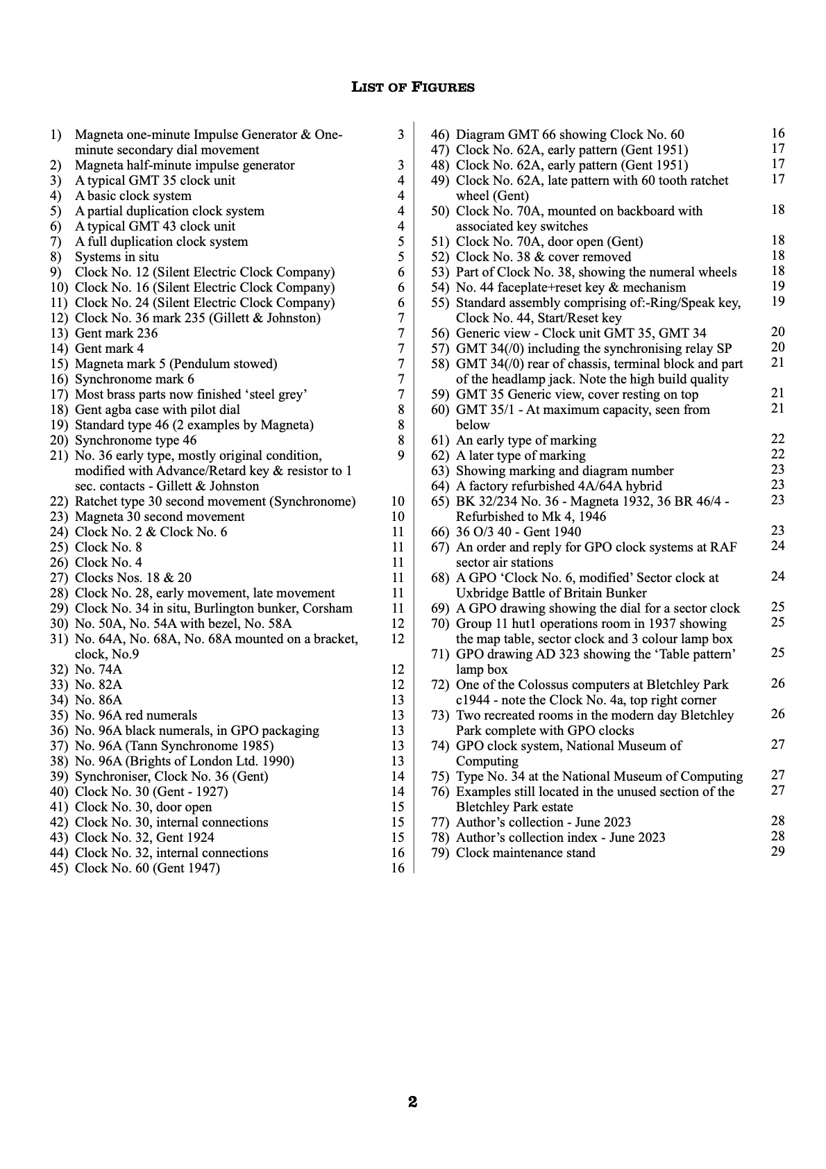 GPO Clocks - a paper