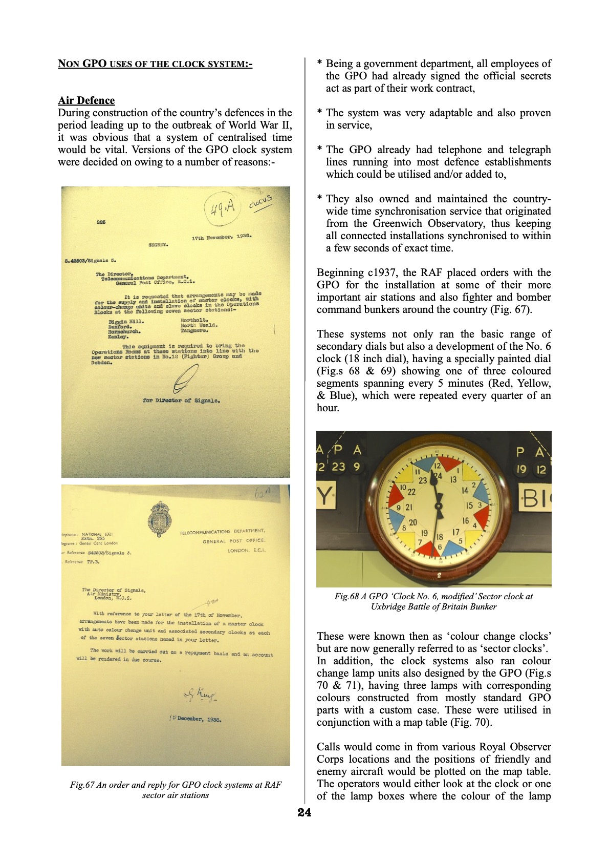 GPO Clocks - a paper